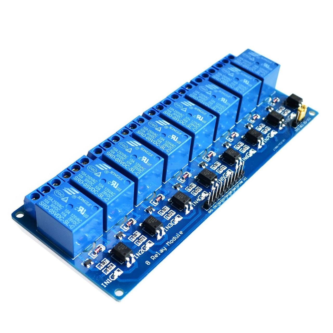 OLatus OL-Relay-8C Optocoupler 8 Channel 8-Channel Relay Control Panel Plc Relay 5V Module for ...