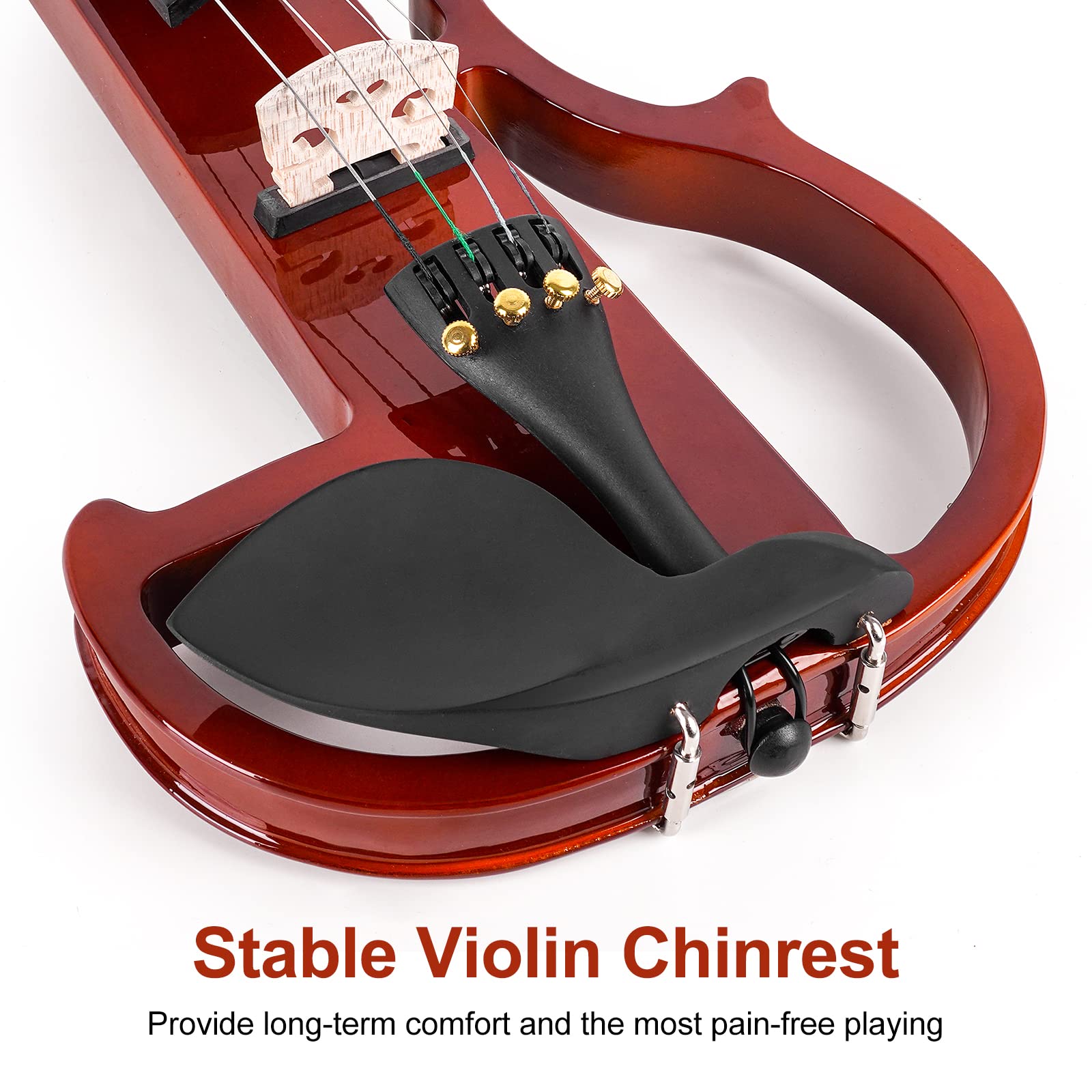 Mua Vangoa Electric Violin, 1/2 Silent Electric Violin Kit for ...