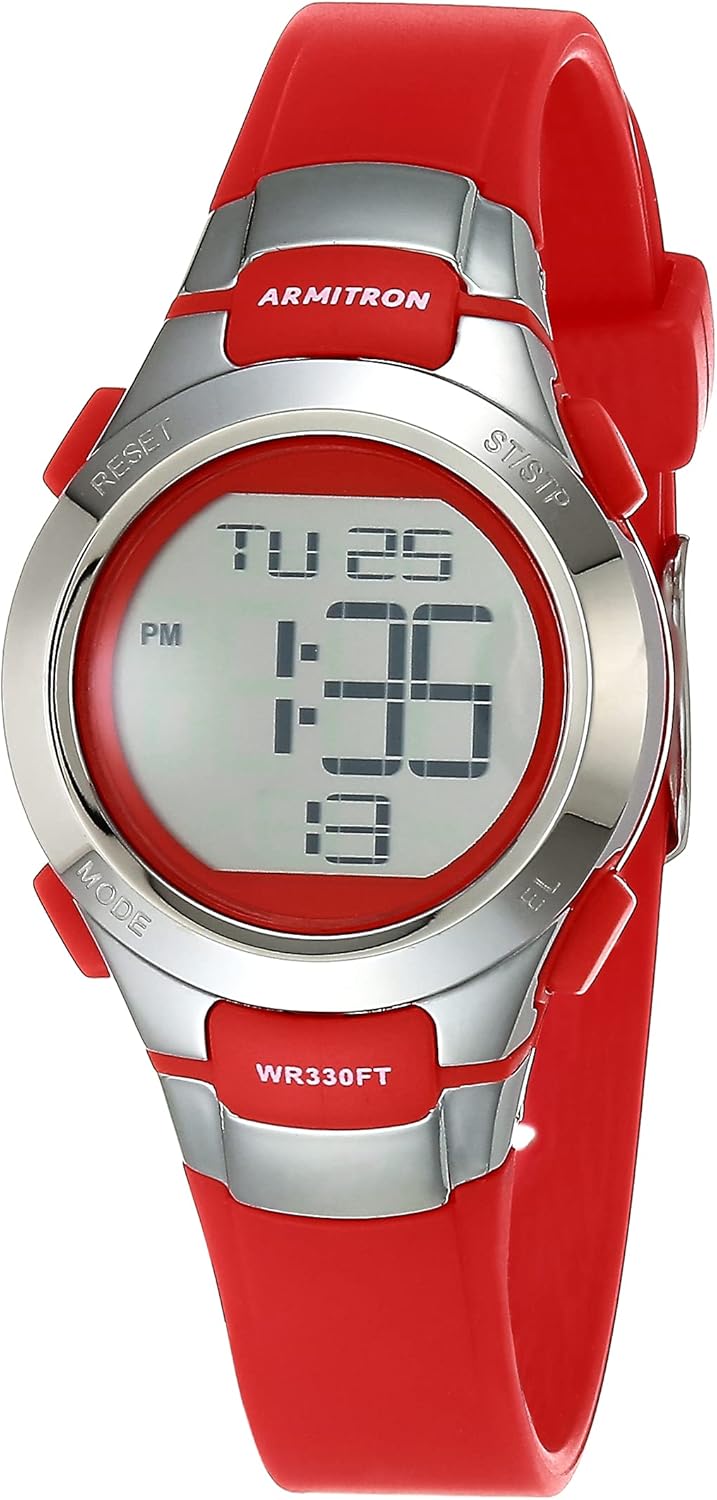 Armitron Sport Reloj digital para mujer con cronógrafo, correa de ...