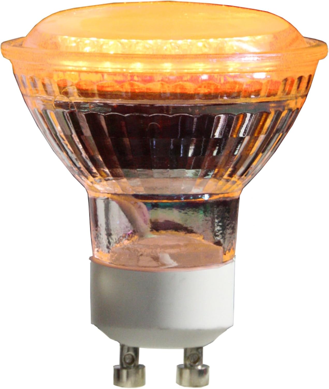 Pro-Lite 2w Orange GU10 LED cluster spot light bulb (coloured, twist ...