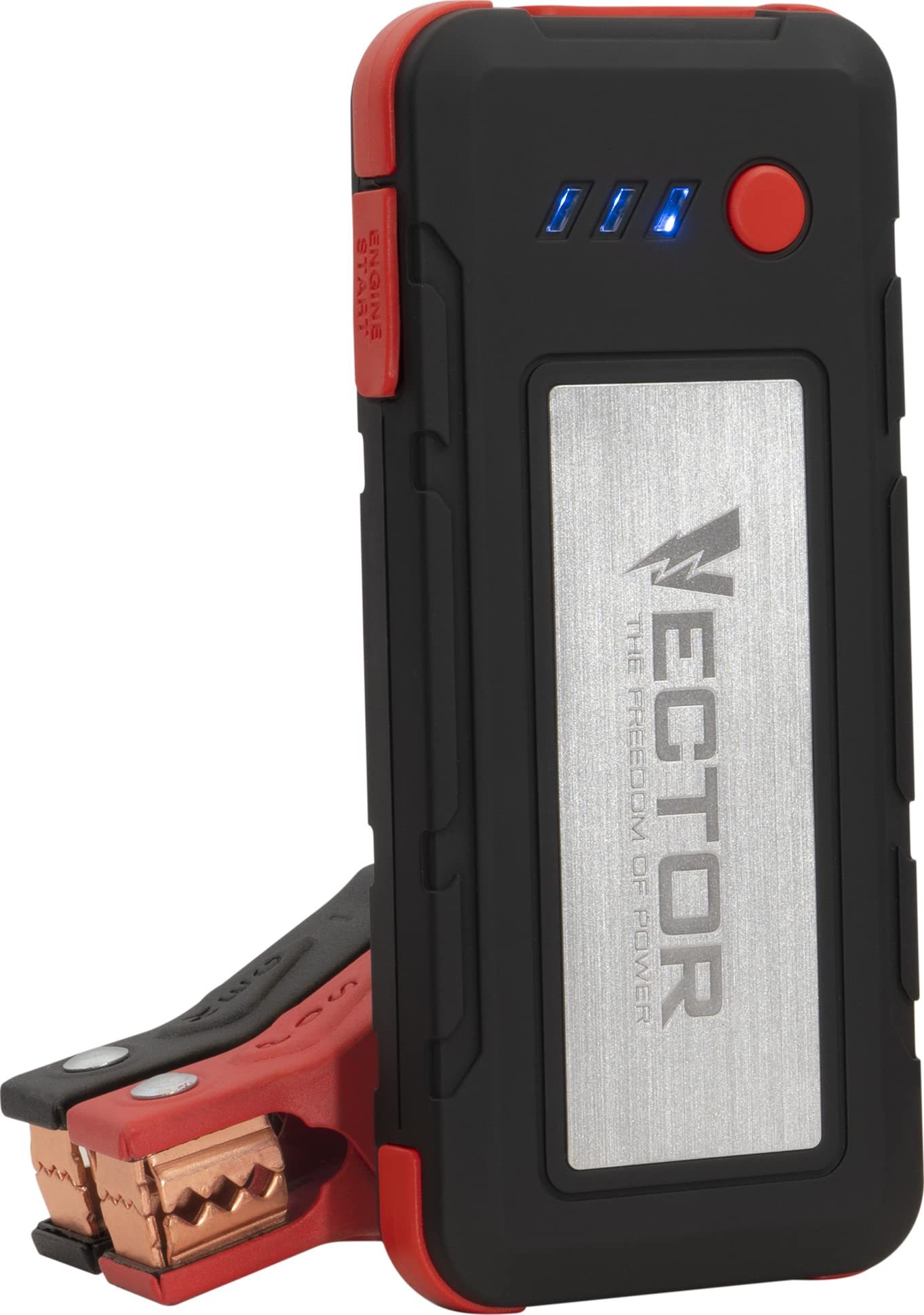 VECTOR SS6LV 1200 Peak Amp Lithium Jump Starter Battery Booster, USB-A ...