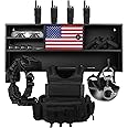Amazon.com: Police Gear Rack Wall-Mounted with Lock Safe,Heavy Duty ...