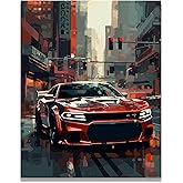 Amazon.com: Inspirational Wall Art Co. - Resilient | 1969 Dodge Charger ...
