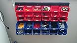 Amazon.com: MaxWorks 80694 30-Bin Wall Mount Parts Rack/Storage for ...