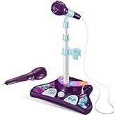 Amazon.com: Anpro Kids Karaoke Machine with 2 Microphones & Adjustable ...