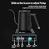 TIMEMORE Fish Smart Electric Coffee Kettle 600ML, Gooseneck Pour Over ...