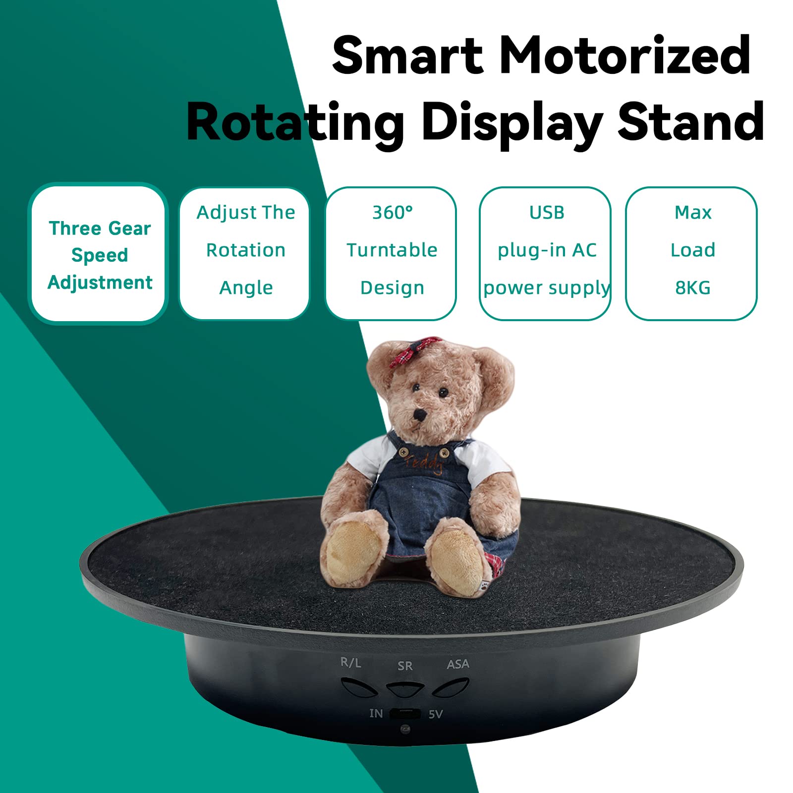 Mua Motorized Rotating Display Stand, Electric Rotating Turntable ...