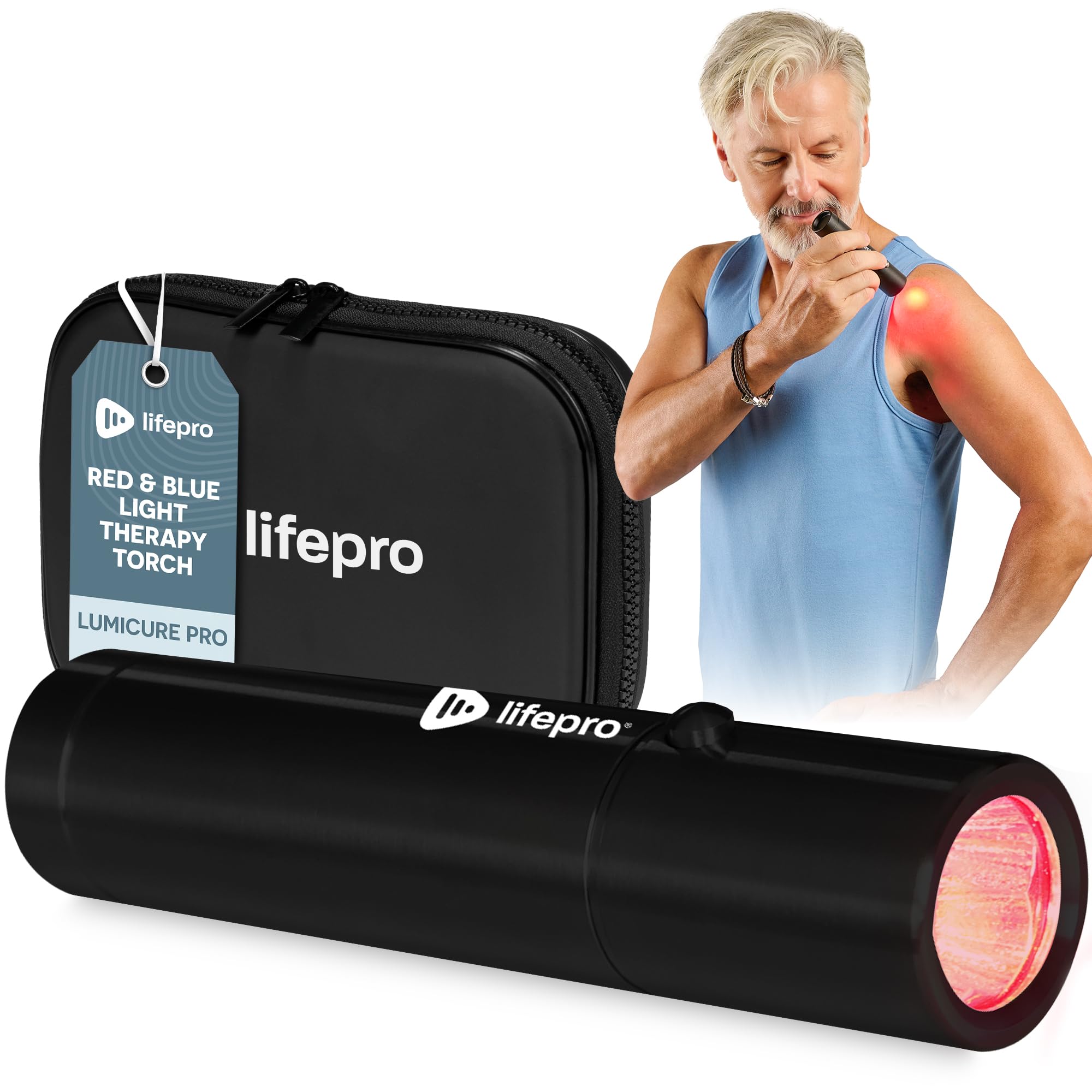 LifePro Portable Infrared & Red Light Therapy for Body & Face ...