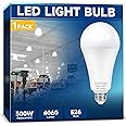 LED Light Bulb A23 300W Equivalent, Super Bright 4060 Lumen 5000k Cool ...
