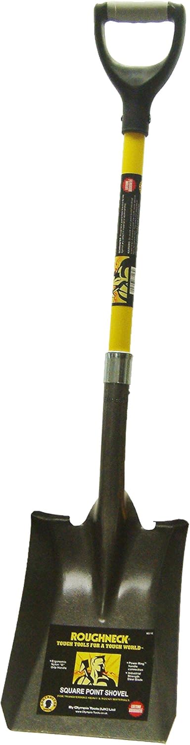 Roughneck Square Shovel 36in D Handle, Multicolour, 103x24x13 cm ...