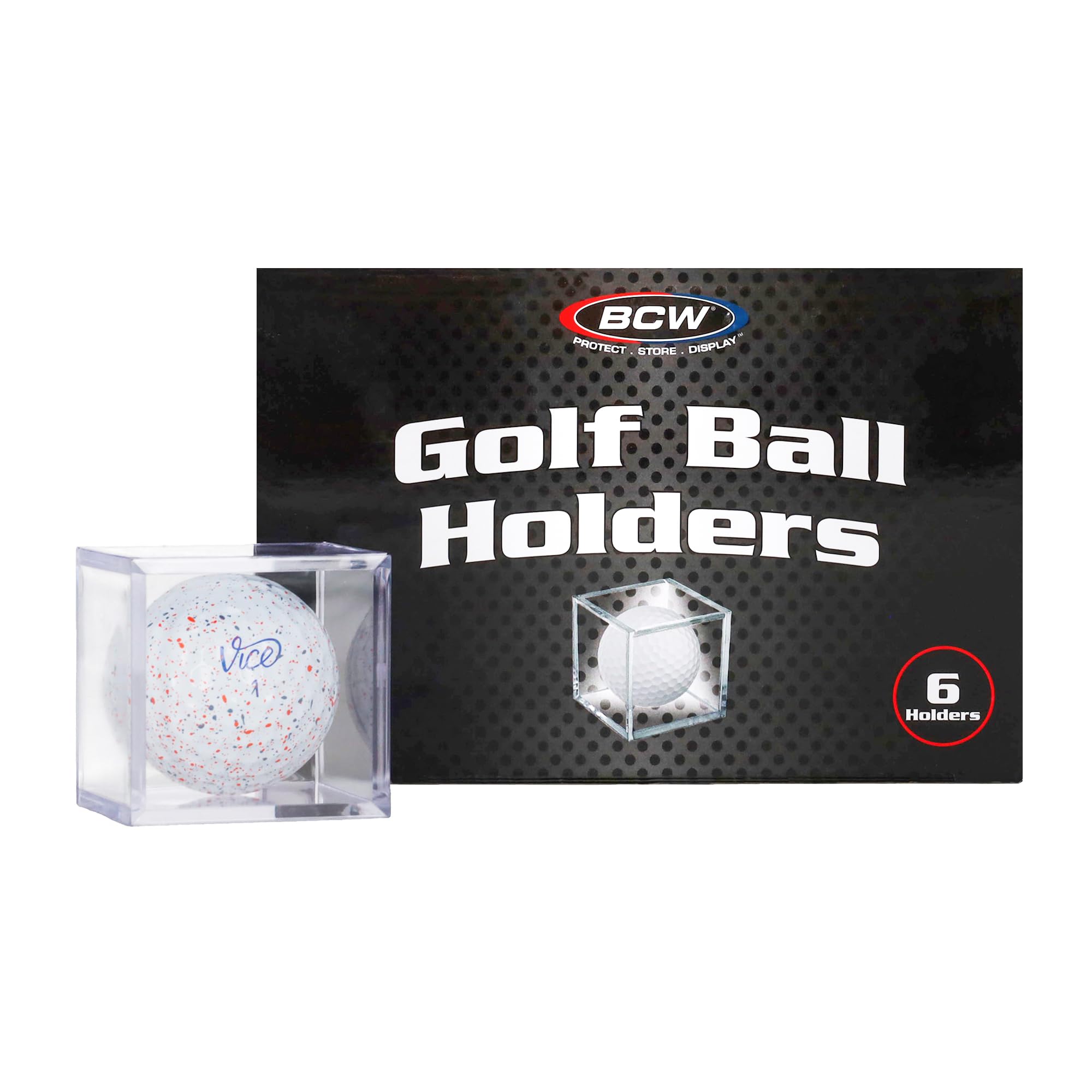 Mua BCW Golf Ball Display Case | Clear Polystyrene Shell Golf Ball ...