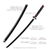 Zisu Demon Katana Sword, About 41 inches, Hashira Pillars & Protagonist ...
