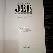 EDUCATIVE JEE (THIRD EDITION): Amazon.in: K D Joshi: Books