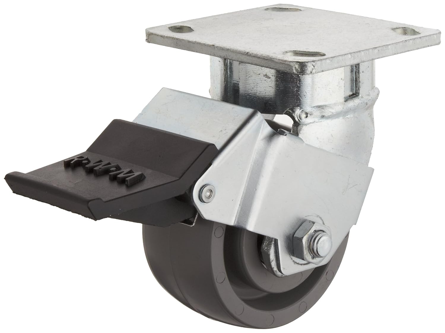 RWM Casters 65 Series Plate Caster, Swivel with Installable Face ...