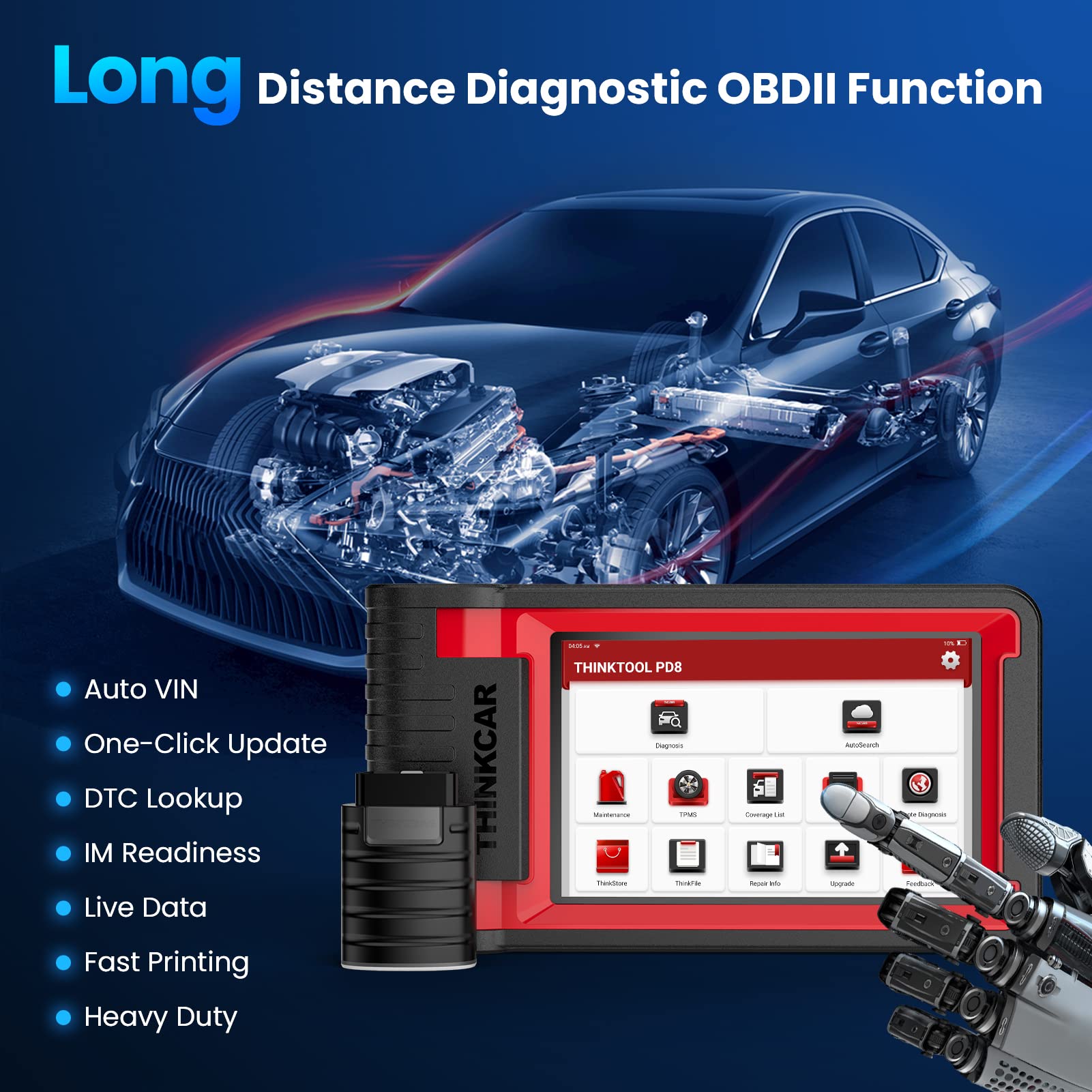 Mua THINKCAR THINKTOOL PD8 Bidirectional Scan Tool, 2023 Newest OEM ...