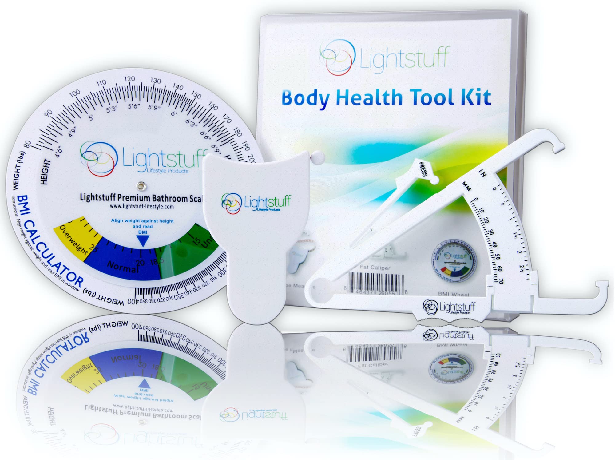 Mua Lightstuff Body Health Tool Kit - Skinfold Caliper, Tape Measure ...
