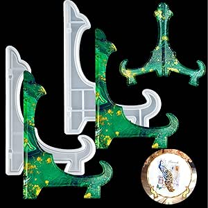 Amazon.com: Palksky 10 inch Display Stand Resin Mold - Silicone Plate ...