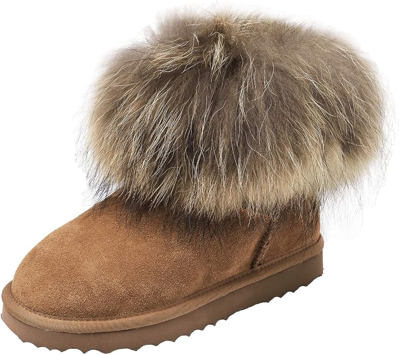 Damen Winterstiefel Mit Fell