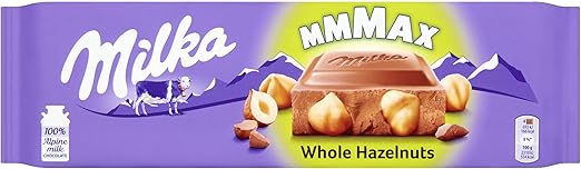 Milka Max Hazelnut Chocolate Bar 270g: Amazon.co.uk: Grocery