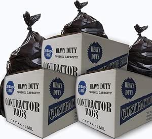 Amazon.com: Heavy Duty Contractor 20 Bags/3MIL (32" by 50"): Home & Kitchen