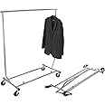 Amazon.com: True Commercial Collapsible Clothing Salesman Rolling ...