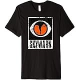 Amazon.com: SKYWARN Storm Spotter Distressed Grunge Logo T-Shirt ...