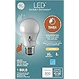 GE Lighting LED+ Timer Light Bulb, Soft White, Built-In Automatic Timer ...