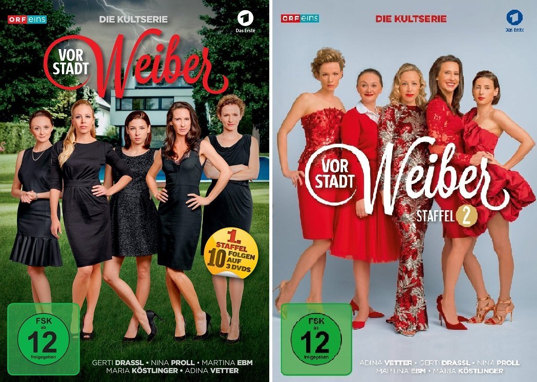Vorstadtweiber - Staffel 1+2 im Set - Deutsche Originalware 6 DVDs ...