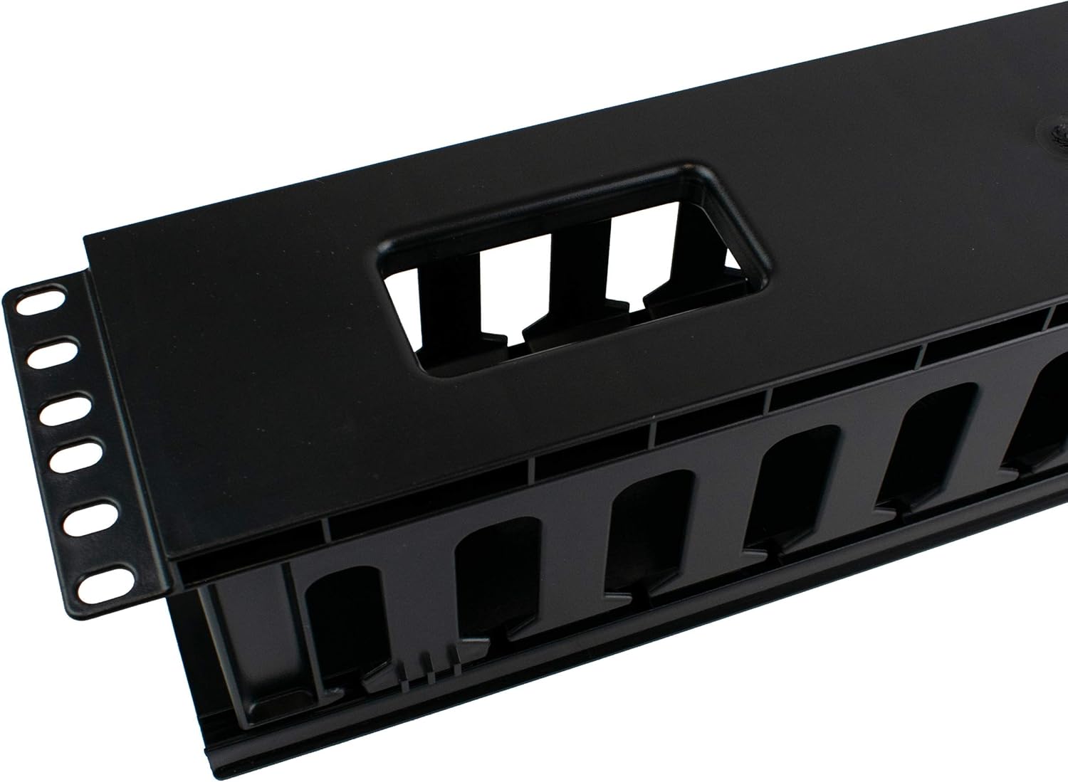 I-CHOOSE LIMITED 2U 19″ inch Cable Dump Panels for Network Server Rack ...