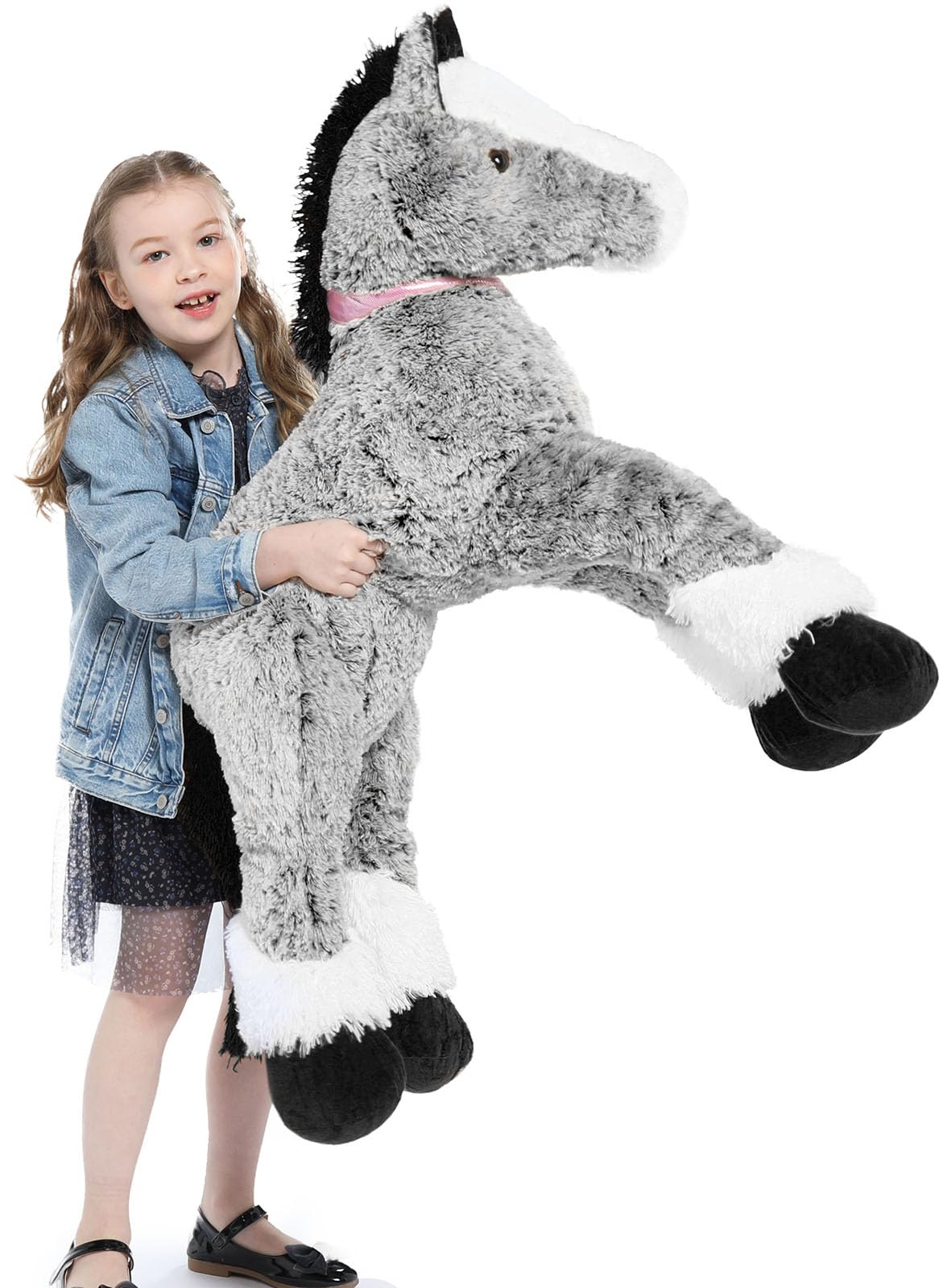MaoGoLan Large Horse Plush Stuffed Animal for Her, Big Horse Plush Toy ...