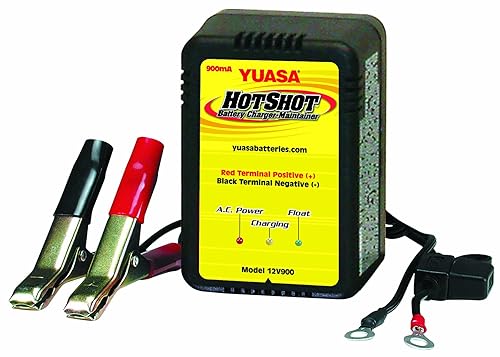 Yuasa YUA1200901 Smartshot 12V 900 mA Battery Charger/Maintainer in ...