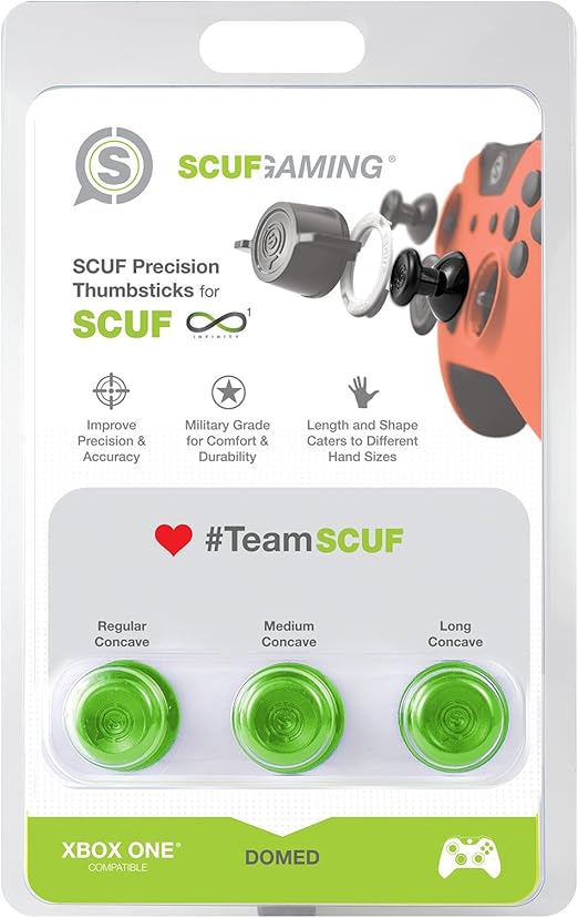 SCUF Precision Domed Green Thumbsticks (Xbox One): Amazon.co.uk: PC ...