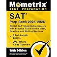 SAT Prep Book - Full-Length Exams, Online Video Tutorials, Digital SAT ...