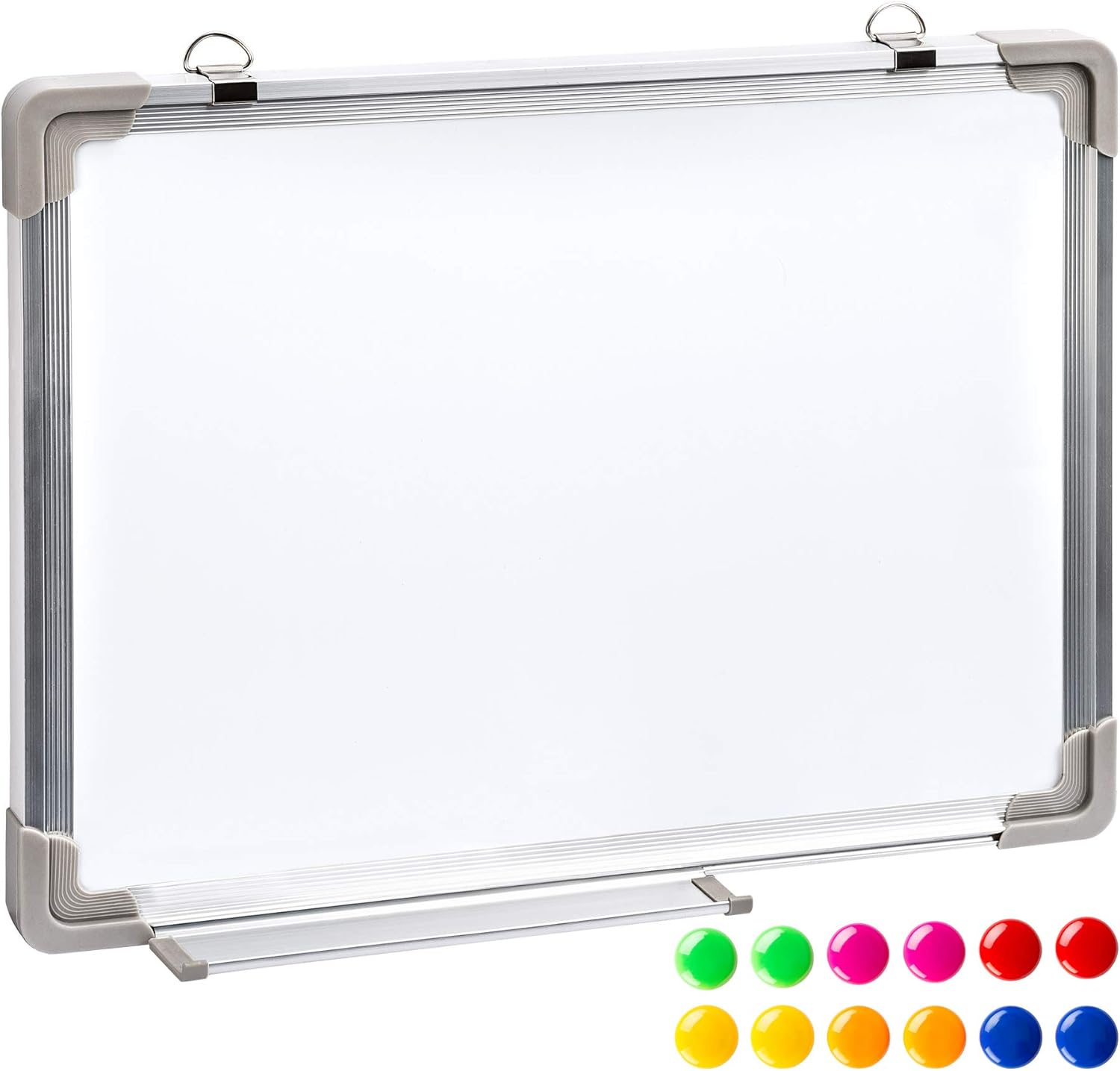 TecTake Tableau blanc feutre et magnétique avec 12 agnets - diverses ...