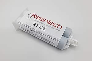 Amazon.com: ResinTech RT125-DS-050 Flexible 2 Part Epoxy 50ML Black ...