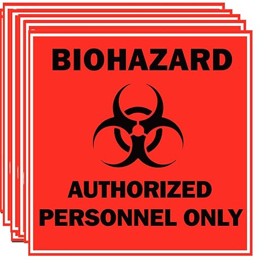Biohazard Stickers Signs - Hazardous Materials Warning Label Stickers ...