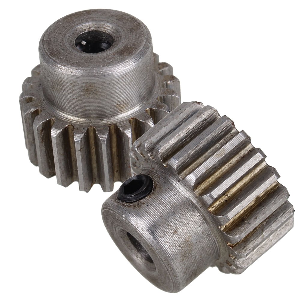 Buy CNBTR 5mm Hole Diameter 20 Teeth Motor Metal Gear Wheel Modulus 1 ...
