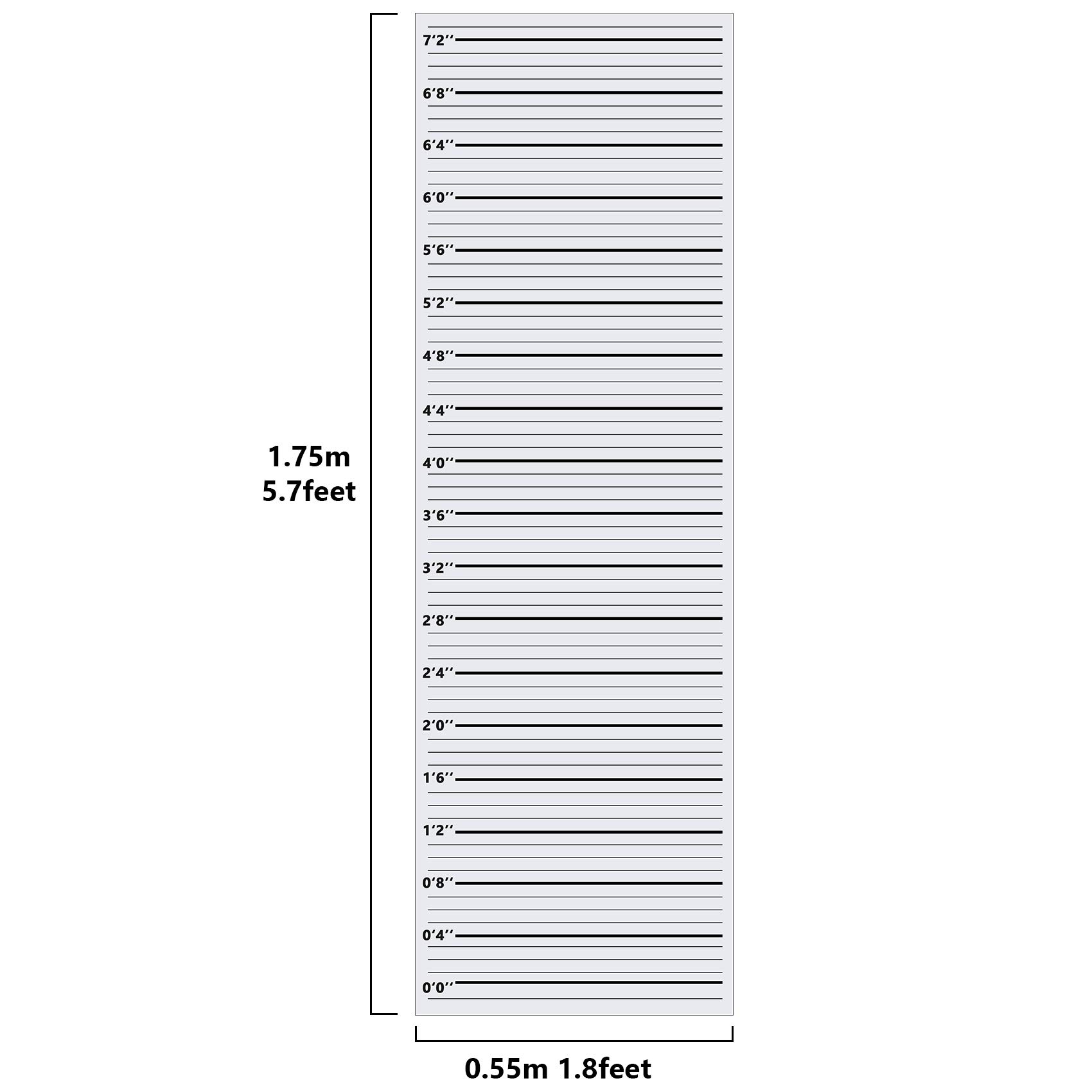 Mua Roaring 20s Mug Shot Photo Booth Props, Height Chart Backdrop ...