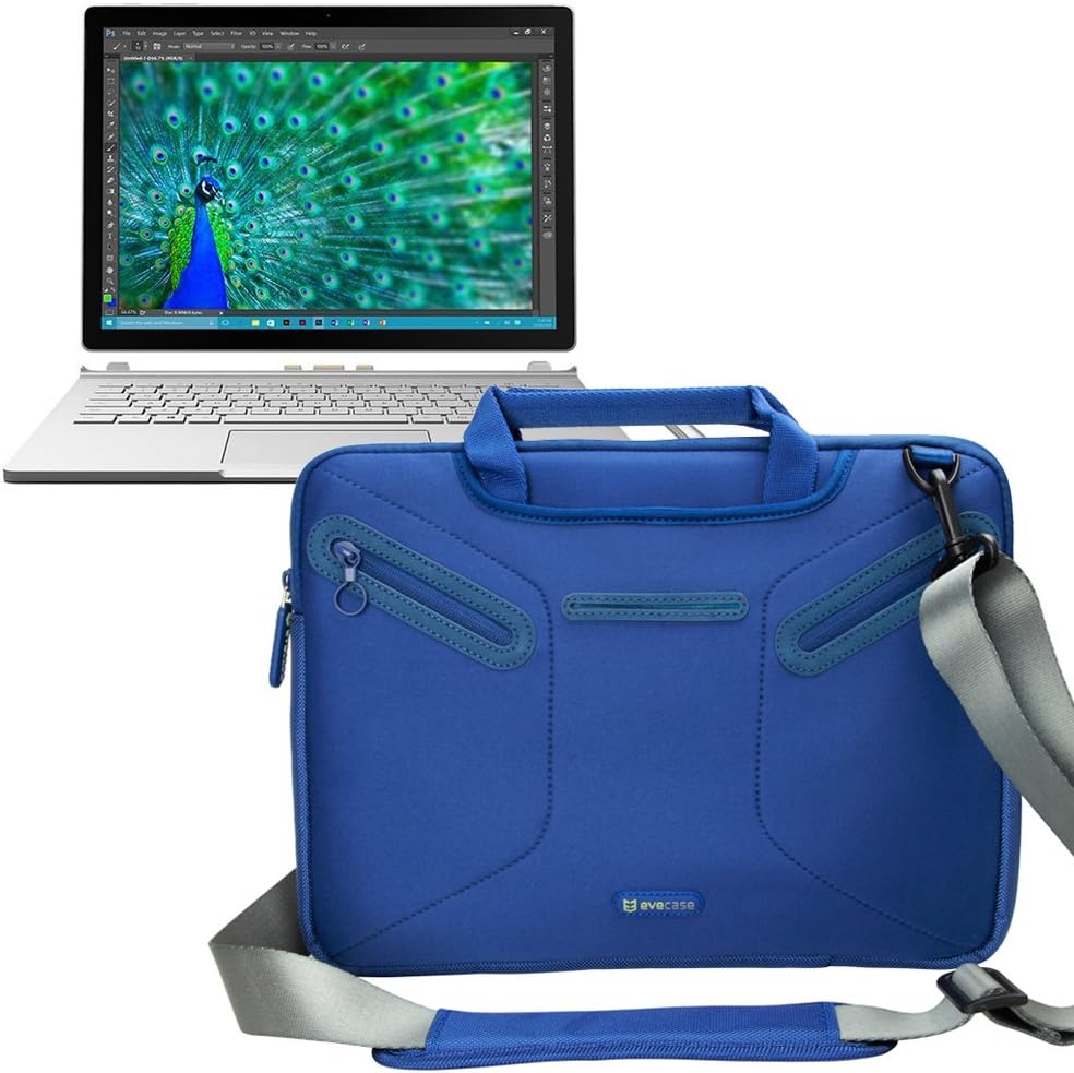 Microsoft Surface Book Messenger Bag, Evecase Ultra Portable Neoprene ...