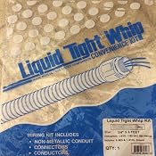 Sealproof Power Whip Assembly, 3/4-Inch x 6 Ft Nonmetallic Liquid Tight ...