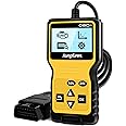 Amazon.com: Kungfuren Car OBD2 Scanner, Universal OBD2 Car Code Reader to Check Engine Fault ...