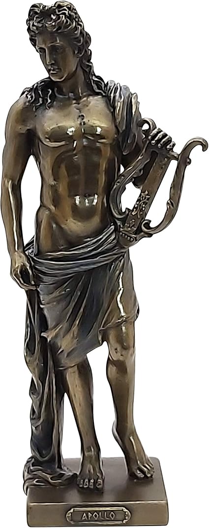 Apollo Phoebus God Mythology Greek Roman Statue Sculpture Bronze Finish ...
