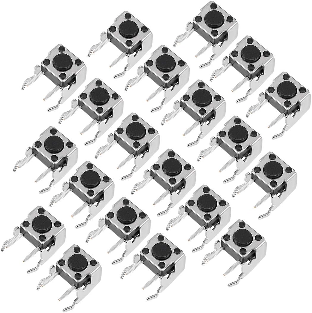 Amazon.com: uxcell 20Pcs Momentary PCB Mounting Fixed Bracket ...