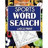 Word Search Puzzle Book Sports & Games Edition: Large Print Word Find ...