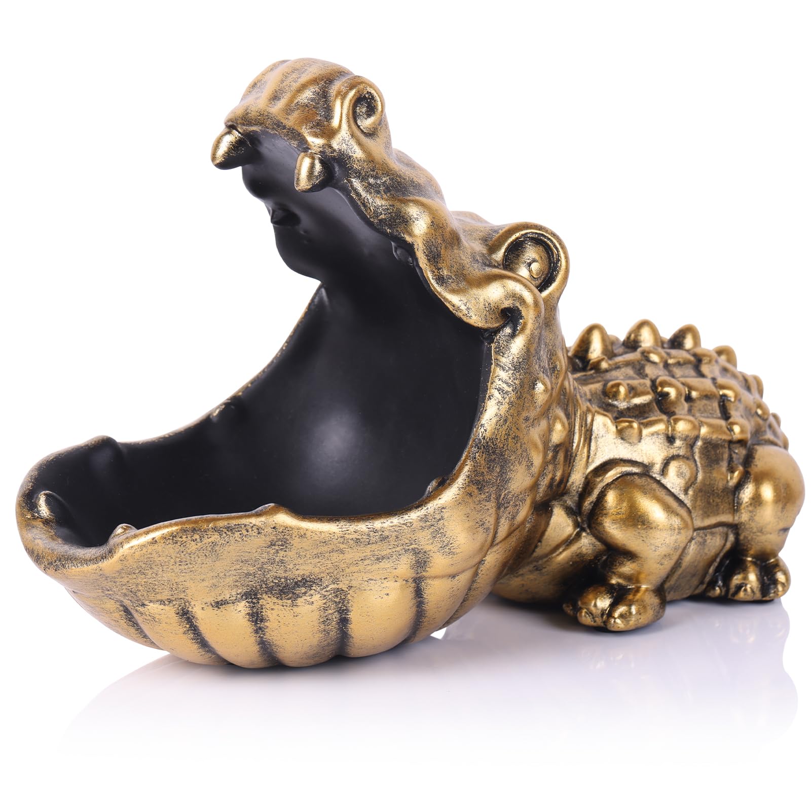 oliruim Alligator Statue Key Bowl, Fun Animal Statue Candy Dish for ...