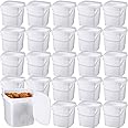 Amazon.com: Mifoci 24 Pack 33.8 Oz/ 1L Square Deli Containers with Lids ...
