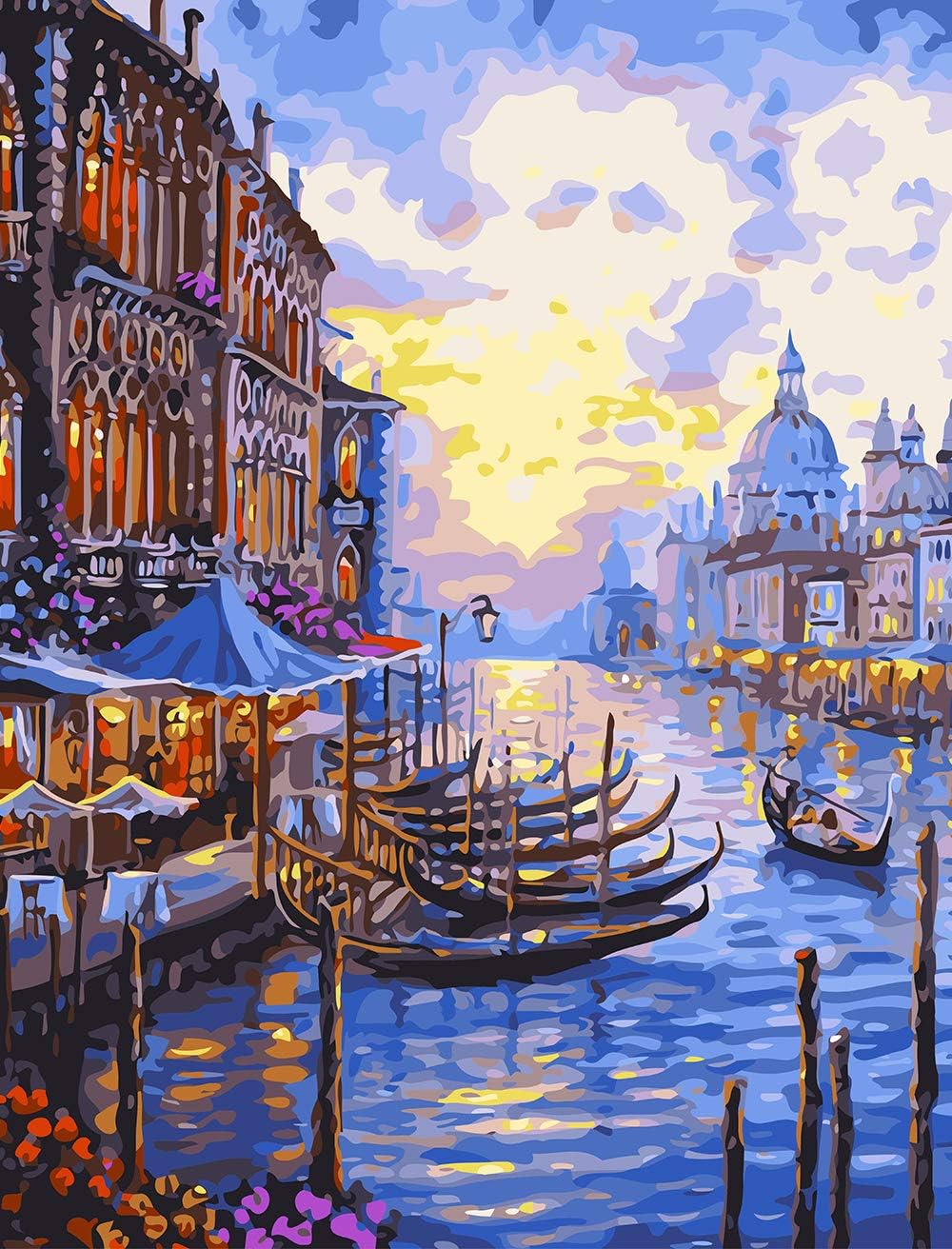 GREAT PRICE Amazon Paint By Numbers With Paint And Brushes Seaside City 16 20inches Without great-price-amazon-paint-by-numbers-with-paint-and-brushes-seaside-city-16-20inches-without