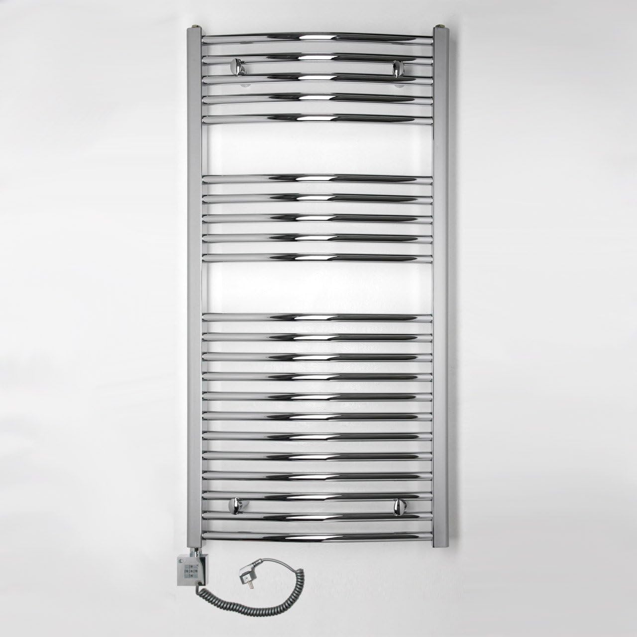 Elektro Badheizkörper 359 Watt (H x B) 1175 x 500mm - chrom gerade ...