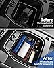 FIILINES Center Console Organizer for Land Rover Defender 2020-2024 ...