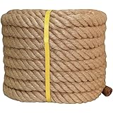 Amazon.com: Twisted Manila Rope Jute Rope (3/4 in x 50 ft) Natural ...